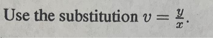 Solved Use the substitution method to solve the following | Chegg.com