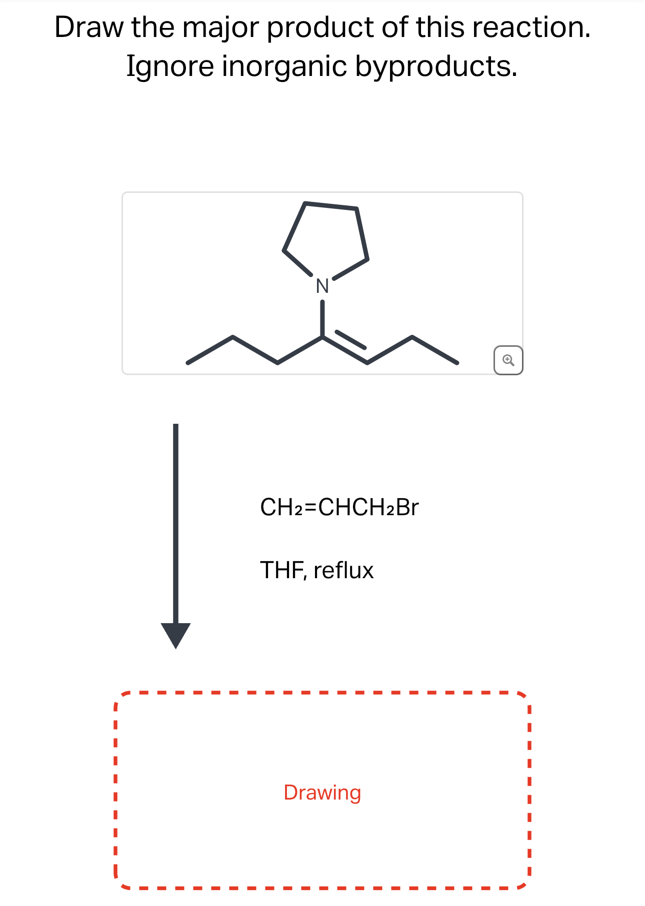 Solved Draw the major product of this reaction. Ignore | Chegg.com
