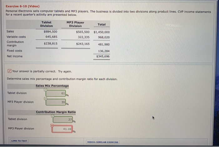 Solved Exercise 6-10 (Video) Personal Electronix sells | Chegg.com