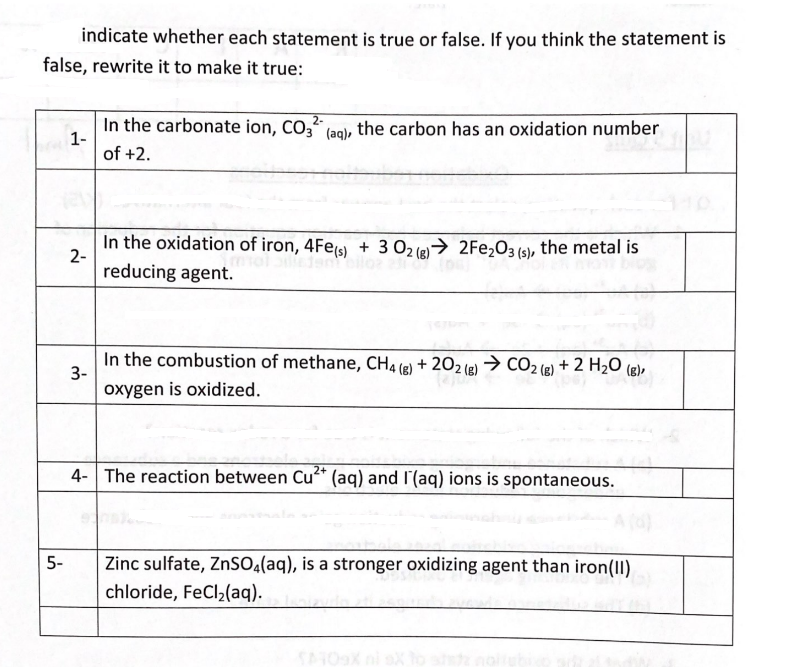Solved indicate whether each statement is true or false. If | Chegg.com