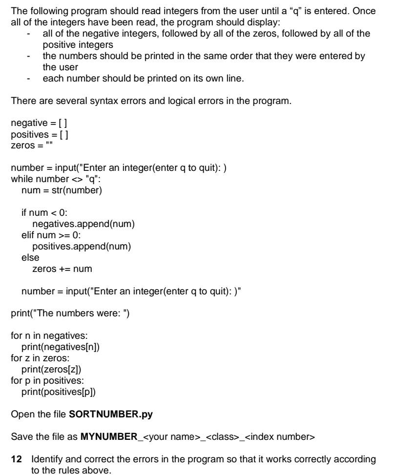 Solved The following program should read integers from the | Chegg.com