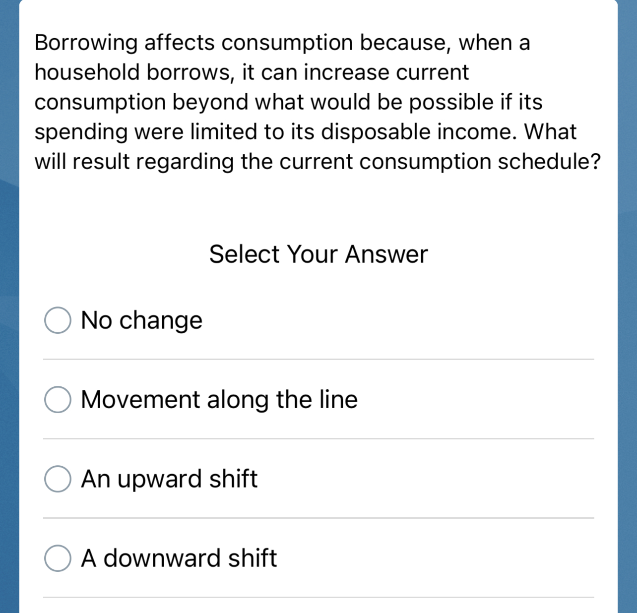High Quality SOLUTION Borrowing affects consumption because, when a | Chegg.com