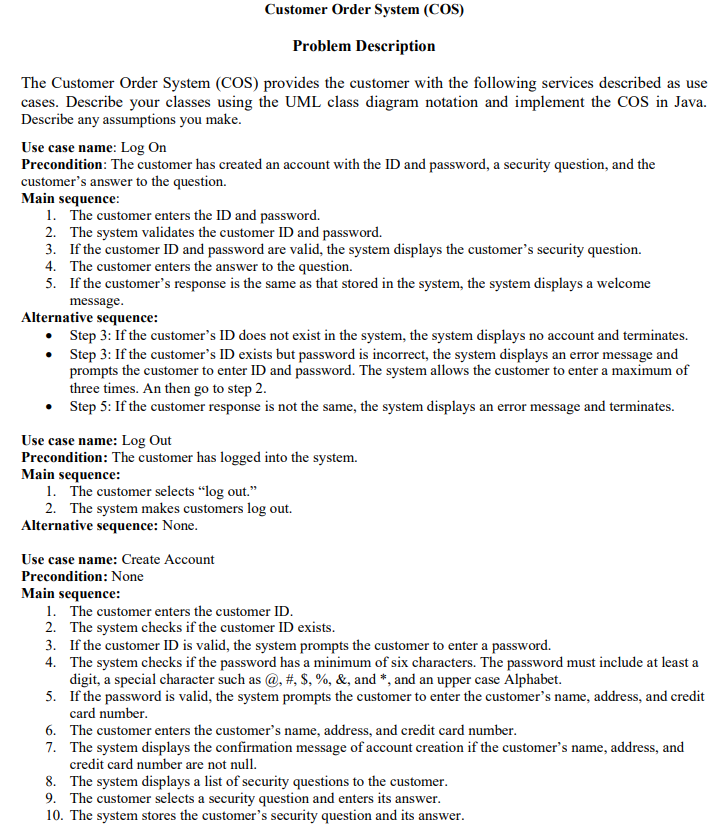Solved I only need the UML diagram for this java program. i | Chegg.com