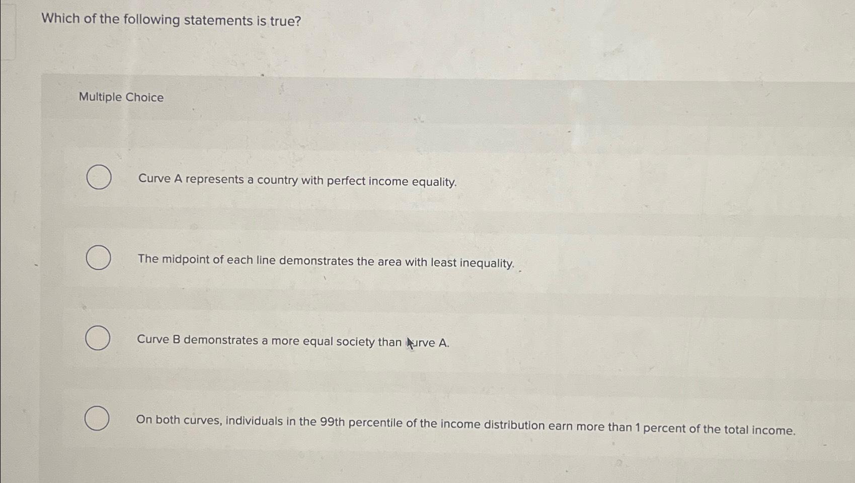 Solved Which of the following statements is true?Multiple | Chegg.com