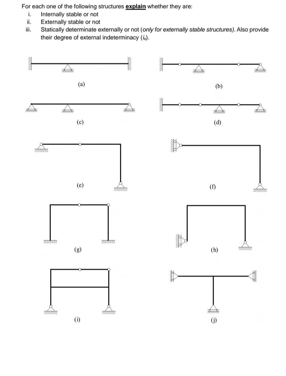 Solved 355555 For each one of the following structures | Chegg.com