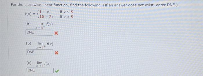 Solved For the piecewise linear function, find the | Chegg.com