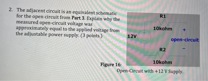 Solved 2. The adjacent circuit is an equivalent schematic | Chegg.com