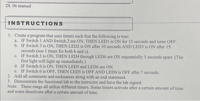 Solved 1. Create a program that uses timers such that the | Chegg.com