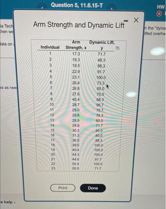 Solved A study was conducted at Virginia Tech to determine | Chegg.com
