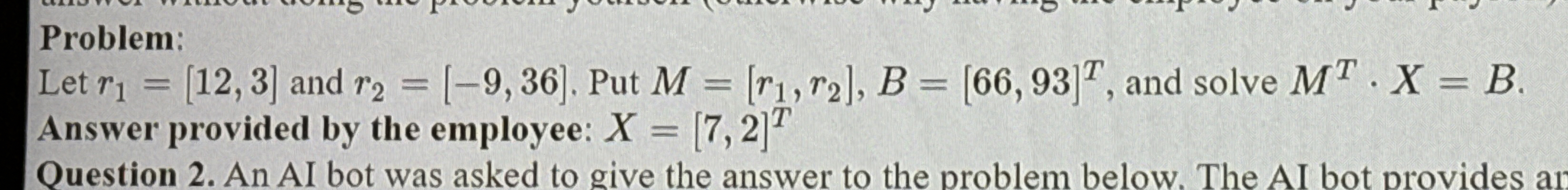 Problem:Let r1=[12,3] ﻿and r2=[-9,36]. ﻿Put | Chegg.com