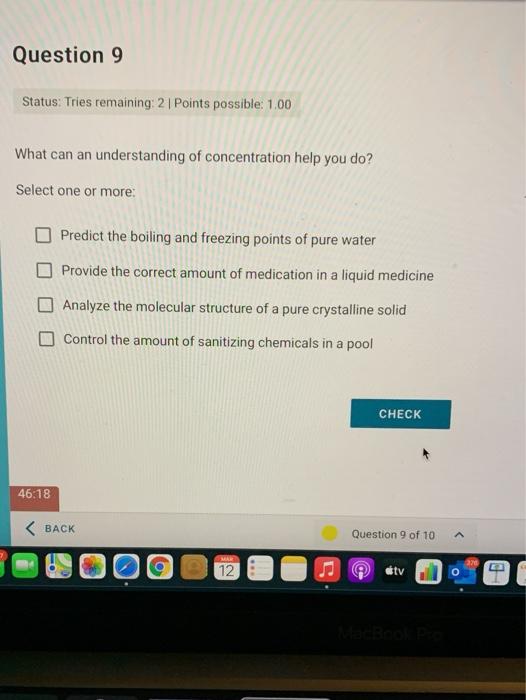 Solved Question 2 Status: Tries remaining: 3 | Points | Chegg.com