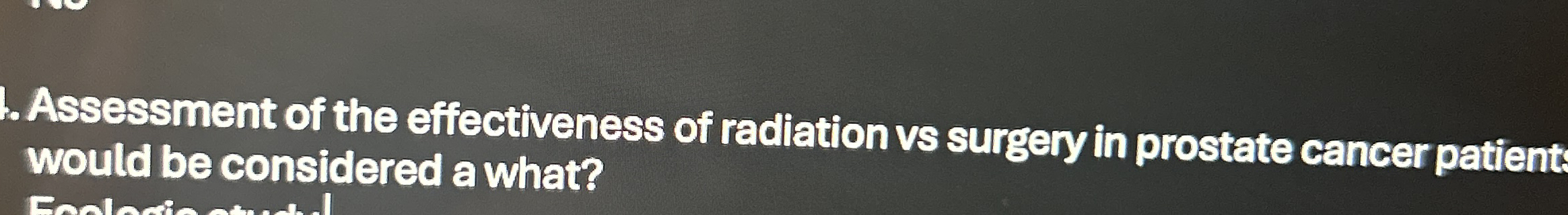 Solved Assessment of the effectiveness of radiation vs | Chegg.com