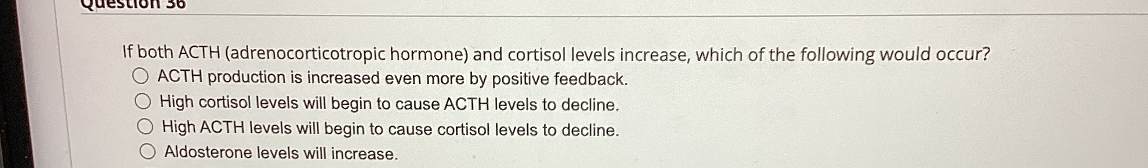 Solved If both ACTH (adrenocorticotropic hormone) ﻿and | Chegg.com