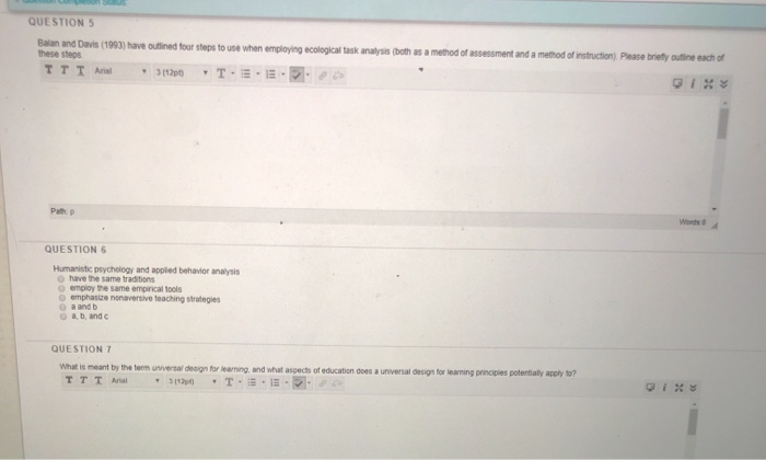 Solved QUESTION 5 Balan and Davis (1993) have outlined four | Chegg.com