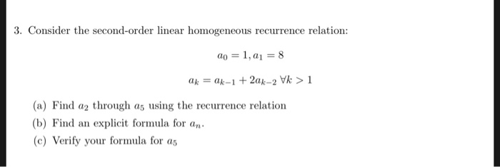 Solved 3. Consider the second-order linear homogeneous | Chegg.com
