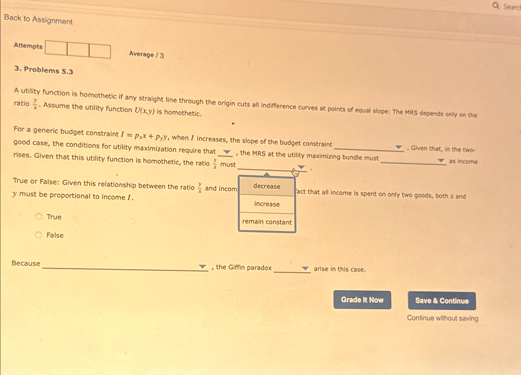 Solved Back to AssignmentAttempts Average ?33. ﻿Problems | Chegg.com