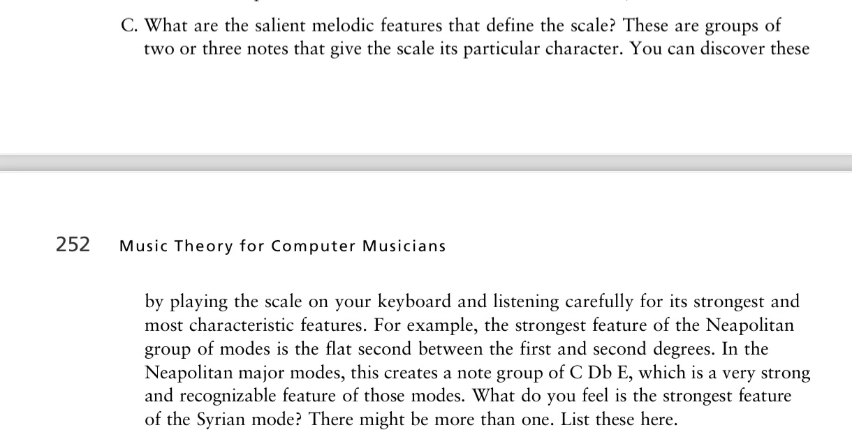 Solved C. ﻿What are the salient melodic features that define | Chegg.com