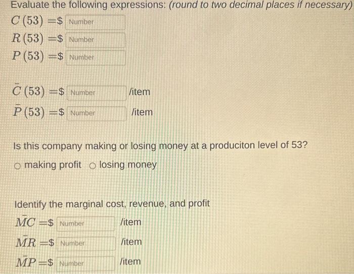 Solved A company sells its product for $109 each. They can | Chegg.com