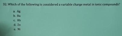 Solved Which of the following is considered a variable | Chegg.com