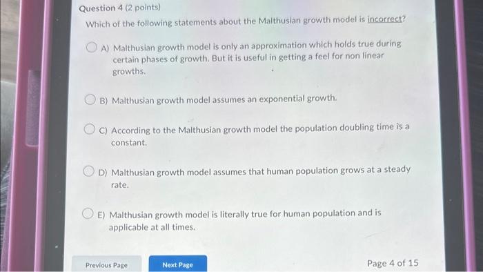 Solved For exponential growths, the growth in any doubling | Chegg.com
