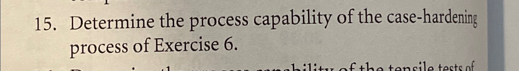 Solved Determine the process capability of the | Chegg.com