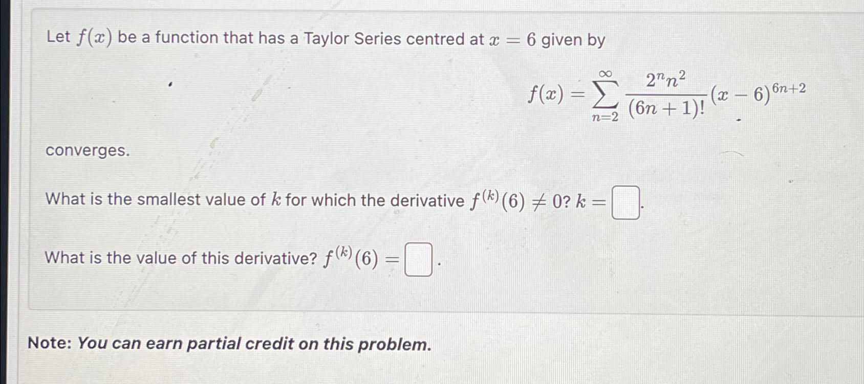 Solved Let f(x) ﻿be a function that has a Taylor Series | Chegg.com