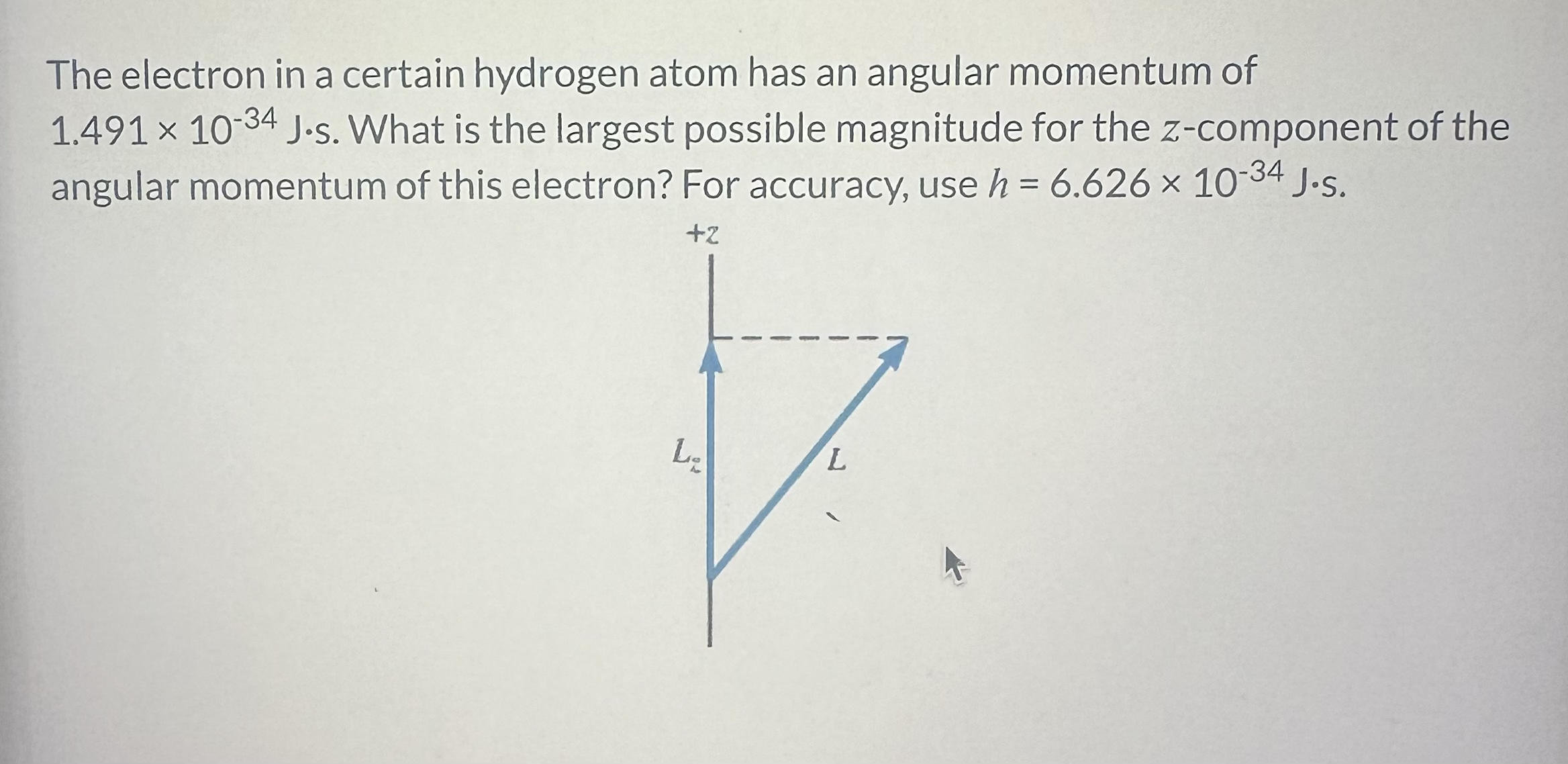 Solved The electron in a certain hydrogen atom has an | Chegg.com