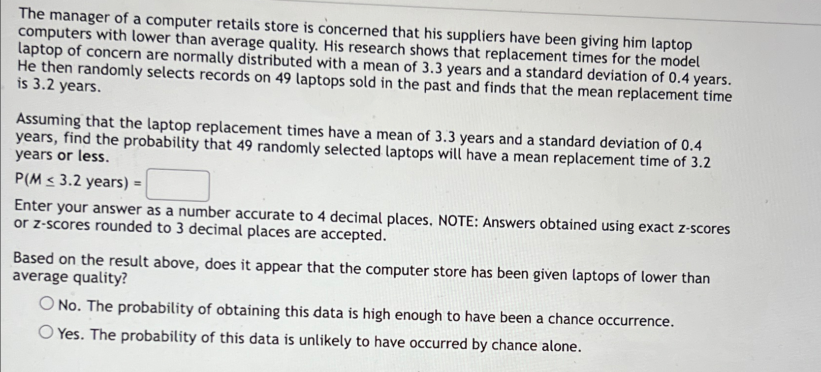 Solved 21. ﻿The manager of a computer retails store is | Chegg.com