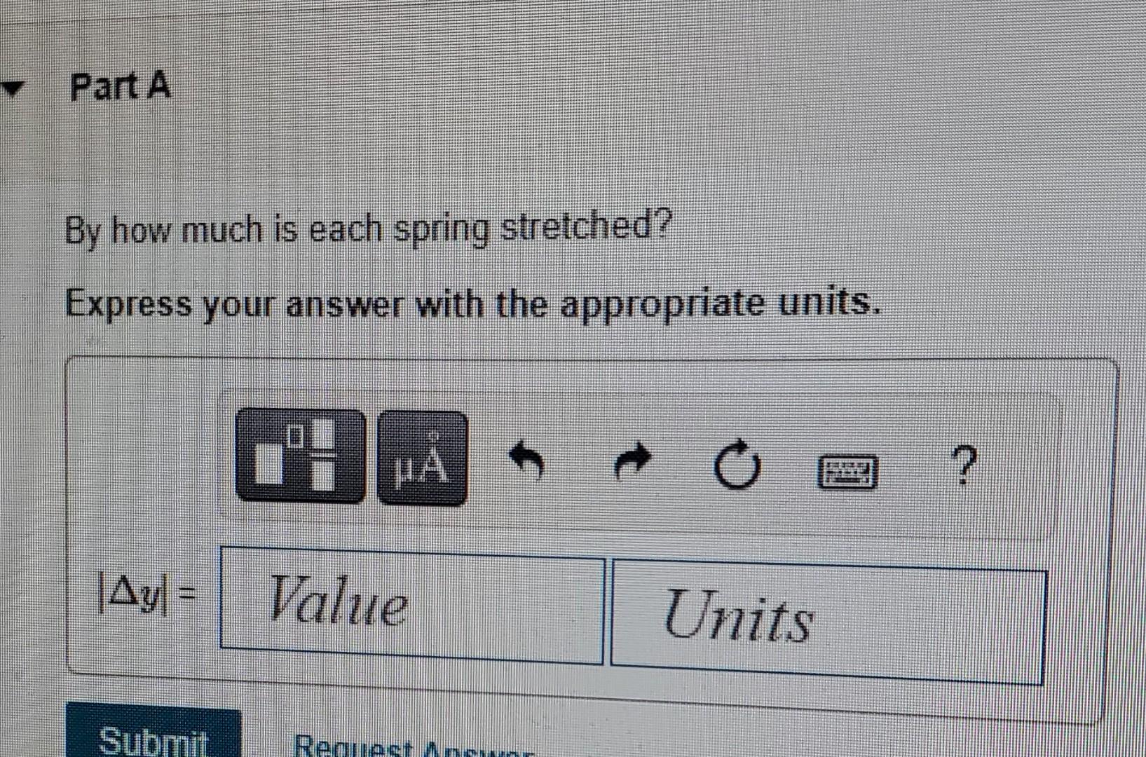 Solved Two identical, side-by-side springs with spring | Chegg.com