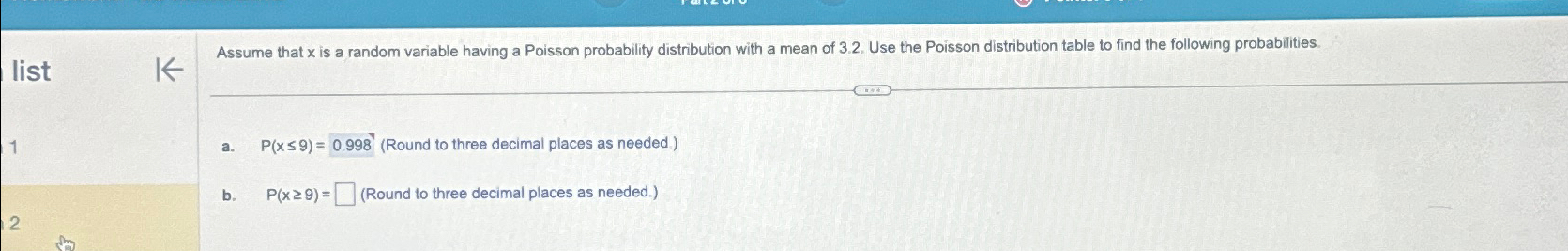 Solved Assume that x ﻿is a random variable having a Poisson | Chegg.com