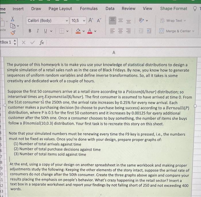 Solved me Insert Draw Page Layout Formulas Data Review View | Chegg.com