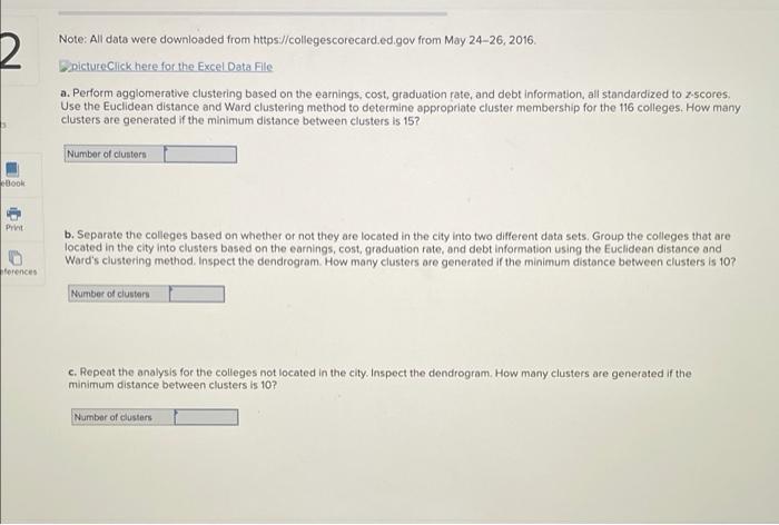 Exercise 11-9 Algo (Using Analytic Solver) 2 15 | Chegg.com