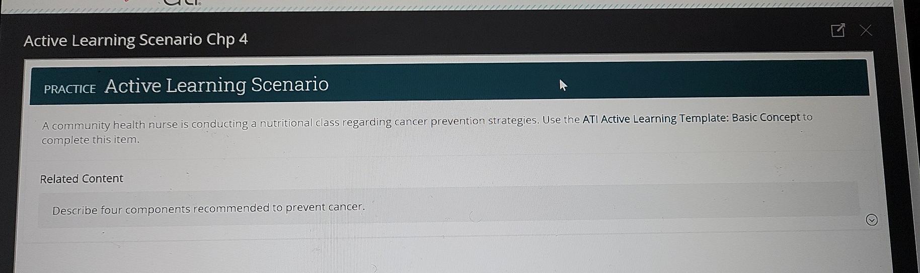 Solved o X Х Active Learning Scenario Chp 4 PRACTICE Active | Chegg.com