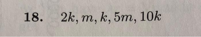 Solved Find the characteristic frequencies and the | Chegg.com
