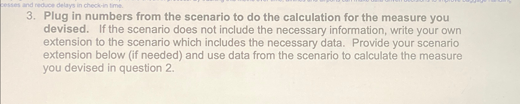 Plug in numbers from the scenario to do the | Chegg.com
