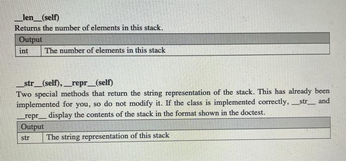 Solved Section 1: The Stack class (20 points) This class | Chegg.com Solved Section 1: The Stack class (20 points) This class | Chegg.com