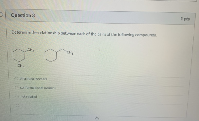 Solved Question 3 1 pts Determine the relationship between | Chegg.com