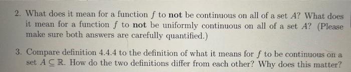 Solved 2. What does it mean for a function f to not be | Chegg.com