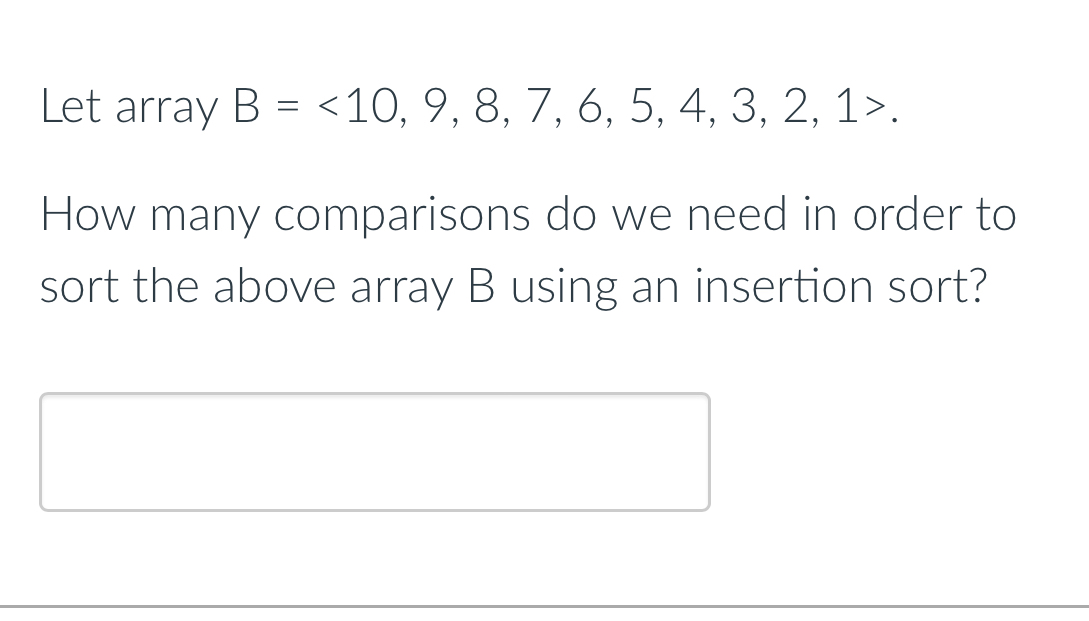 Solved Let array B= .How many | Chegg.com