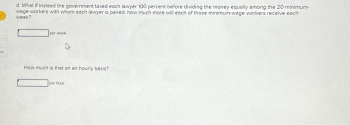 Solved c. Suppose that the government pairs each | Chegg.com