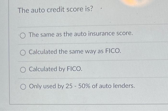 What FICO score do auto lenders use? Leia aqui: Which FICO score do ...