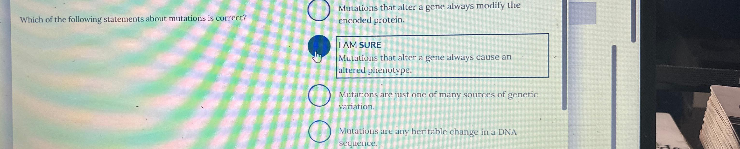 Solved Which of the following statements about mutations is | Chegg.com