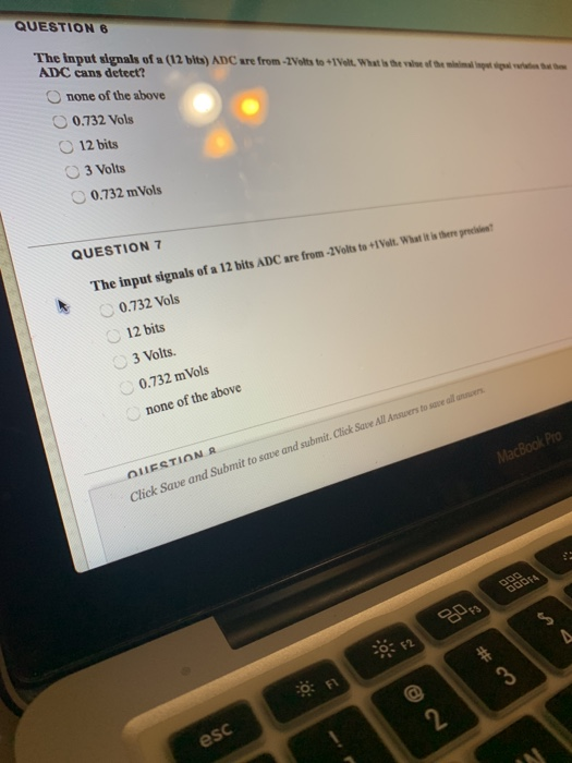 Solved QUESTION B The Input signals of a (12 bits) ADC are | Chegg.com