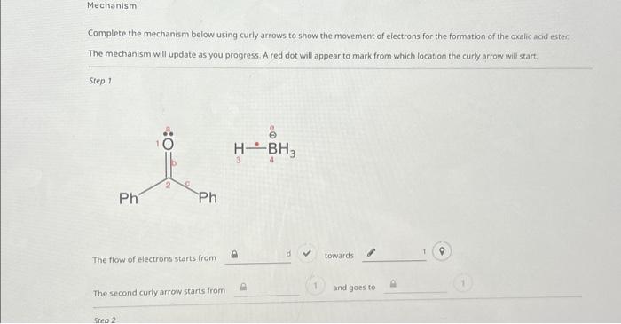 Solved Mechanism Complete the mechanism below using curly | Chegg.com