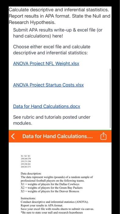 solved-calculate-descriptive-and-inferential-stastistics-chegg