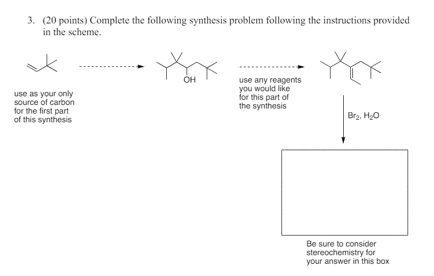 Solved (20 points) Complete the following synthesis | Chegg.com Solved (20 points) Complete the following synthesis | Chegg.com