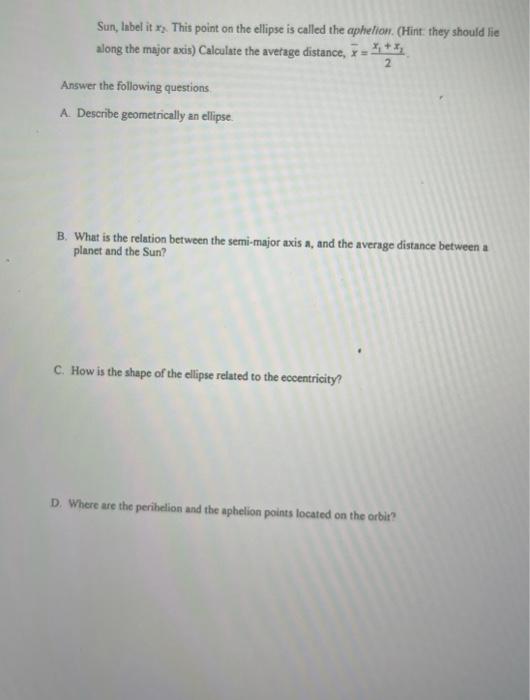 Solved AST IT ACTIVITY PROPERTIES OF THE ELLIPSE AND | Chegg.com