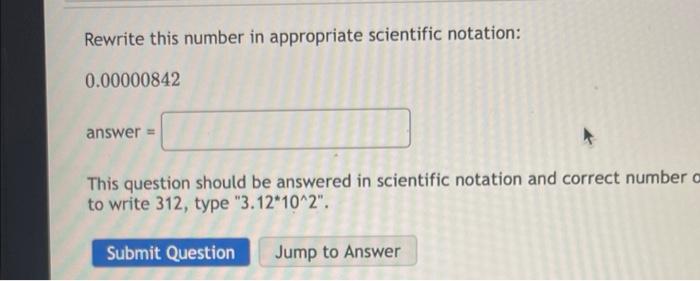 Solved Rewrite this number in appropriate scientific | Chegg.com