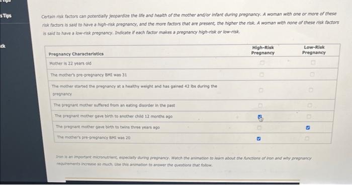 Solved Cortain risk factors can potentlaly jeopardize the | Chegg.com