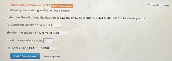 Solved Tutored Practice Problem 17.3.1 COUNTS TOWARDS GRADE | Chegg.com